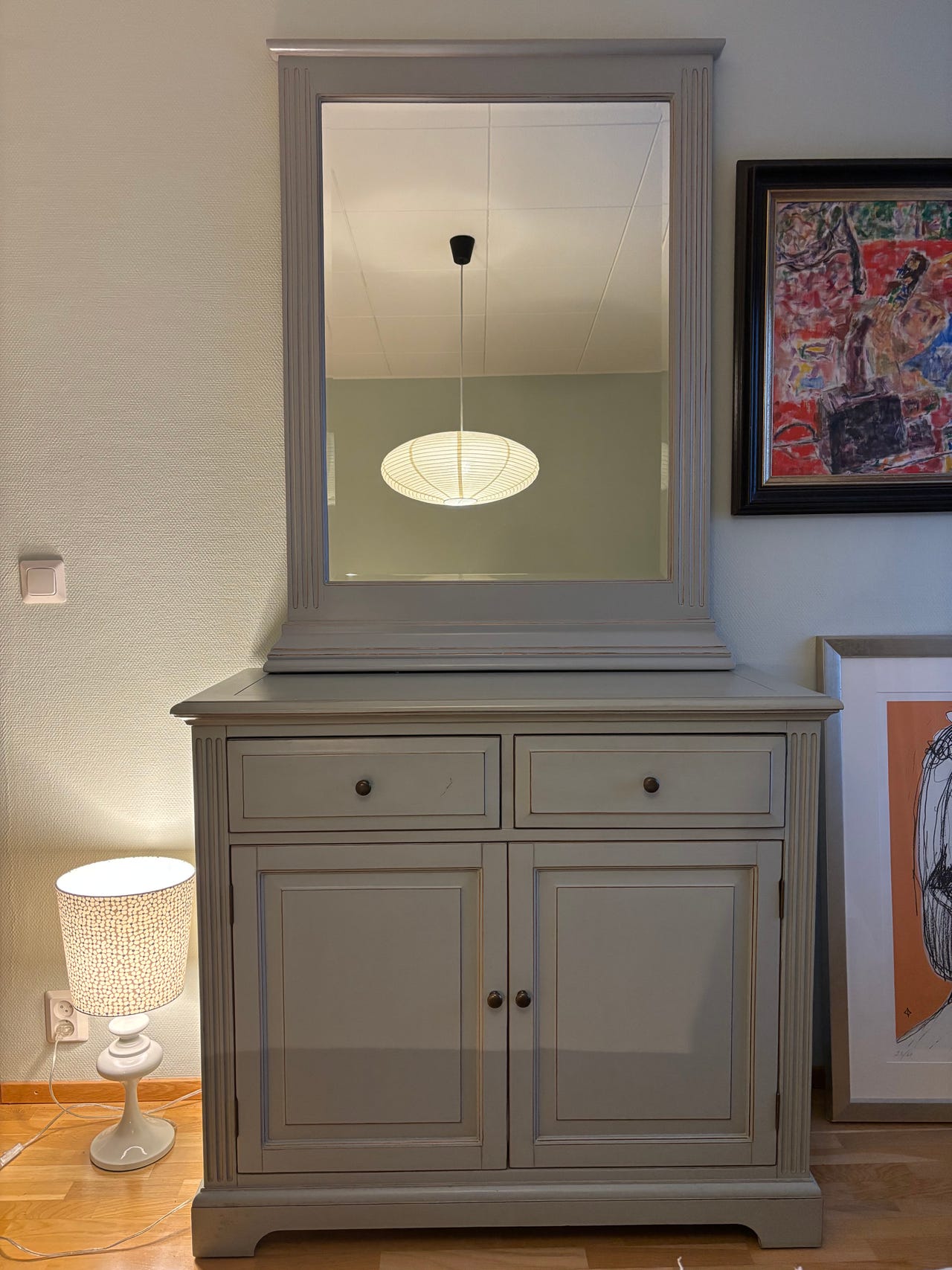 Täyspuiset Juvi Production senkki/komuutti+peili | Tori