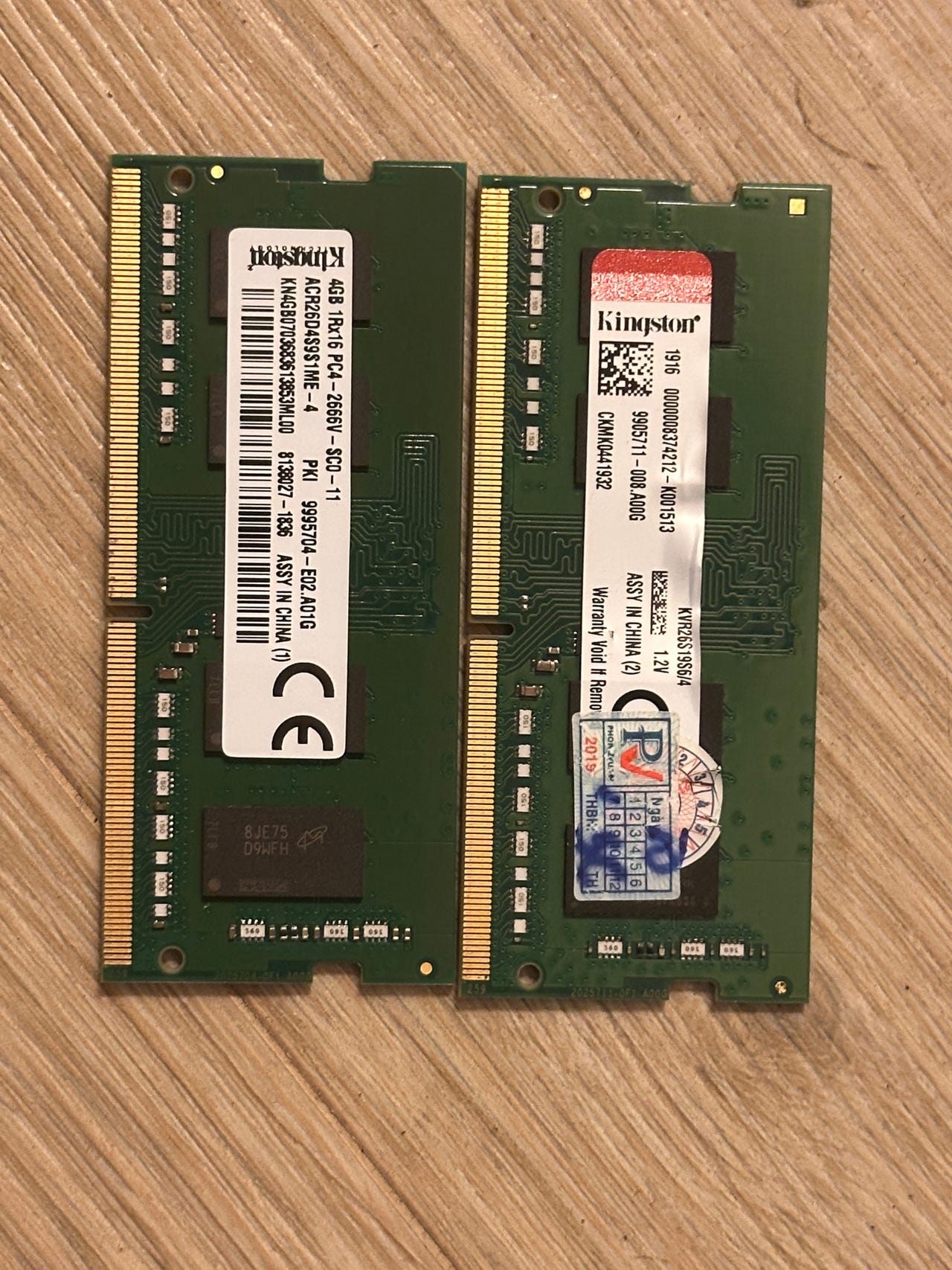 Kingston DDR4 RAM 4GB 1600MHz | Tori