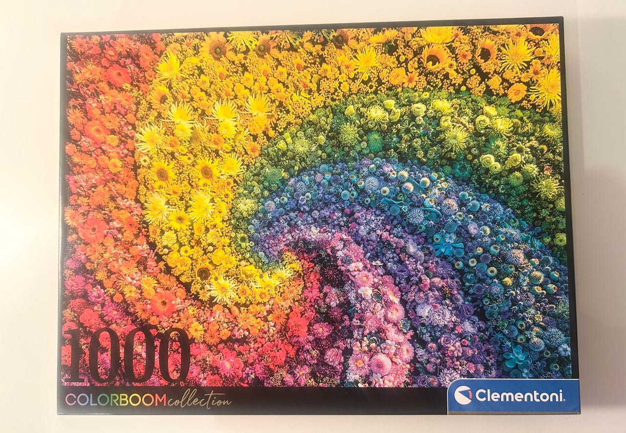 Clementoni-palapeli Whirl, Colorboom, 1000 palaa | Tori