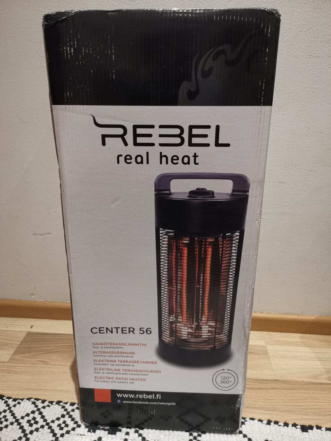 Terassilämmitin Rebel Center 56, UUSI. | Tori