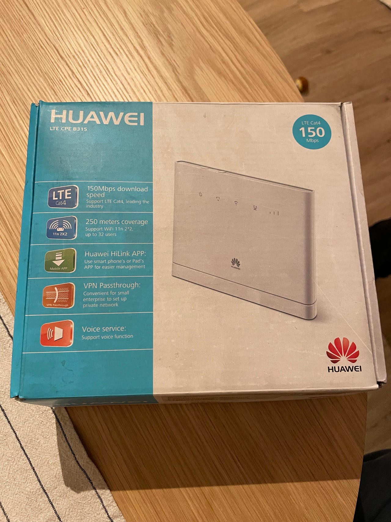 Huawei B593 LTE Reititin valkoinen | Tori