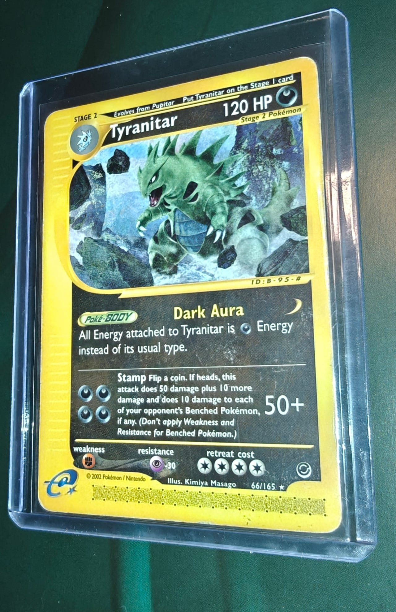 Tyranitar 66/165 Non Holo Expedition Pokemon kortti | Tori