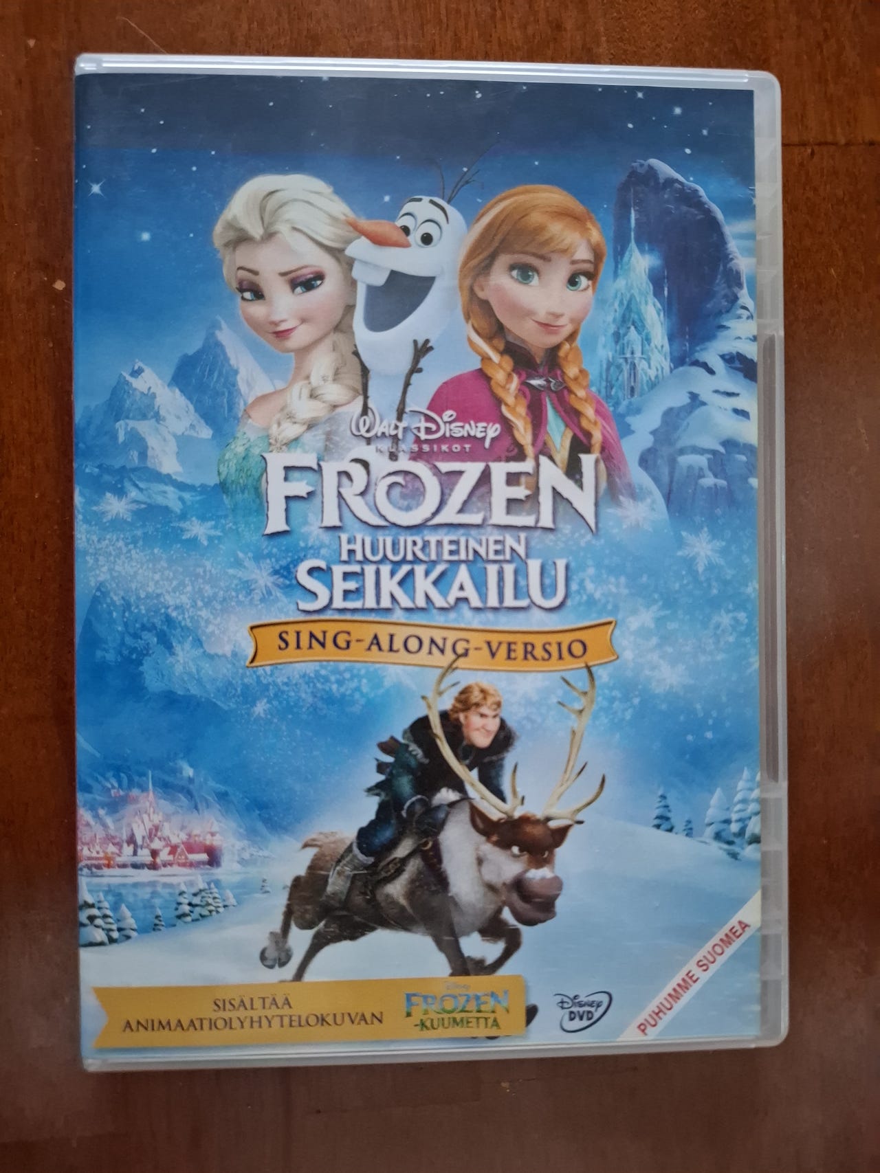 Disney Frozen Huurteinen Seikkailu Sing-Along Versio DVD | Tori