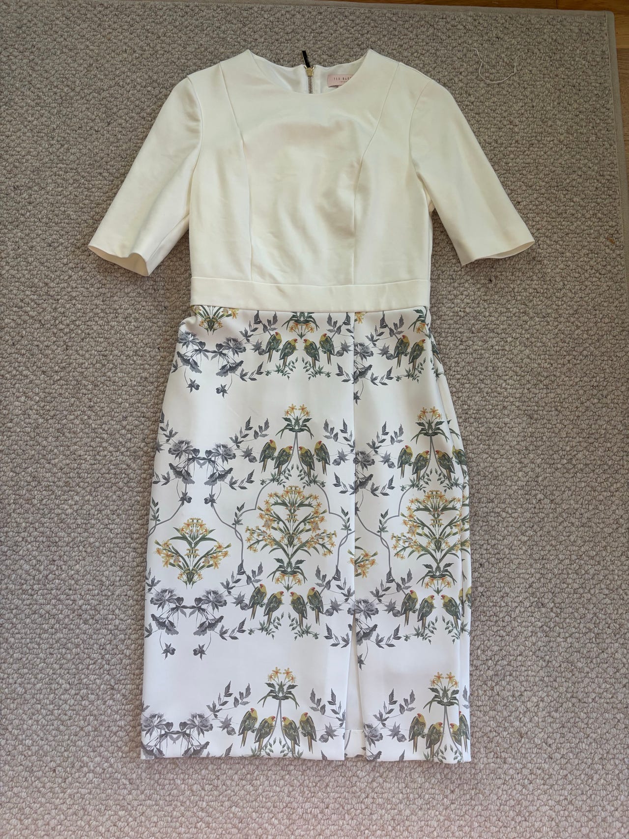 Ted Baker Juhla- tai cocktailmekko Valkoinen S | Tori