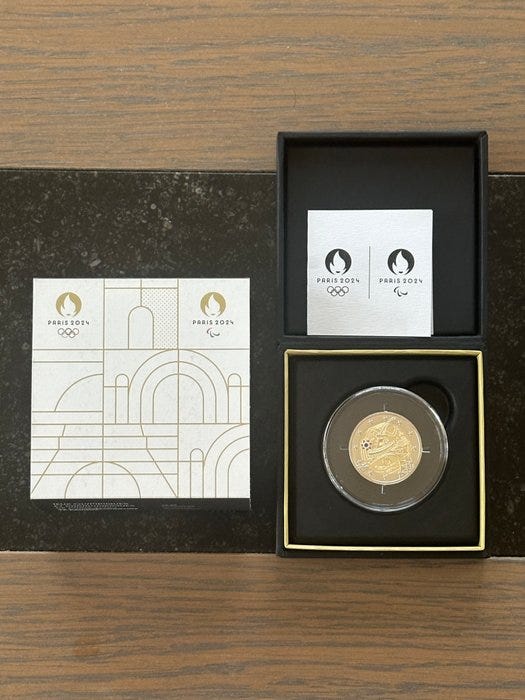 Ranska. 2 Euro 2024 "La Tour Eiffel Danse" Proof () | Tori