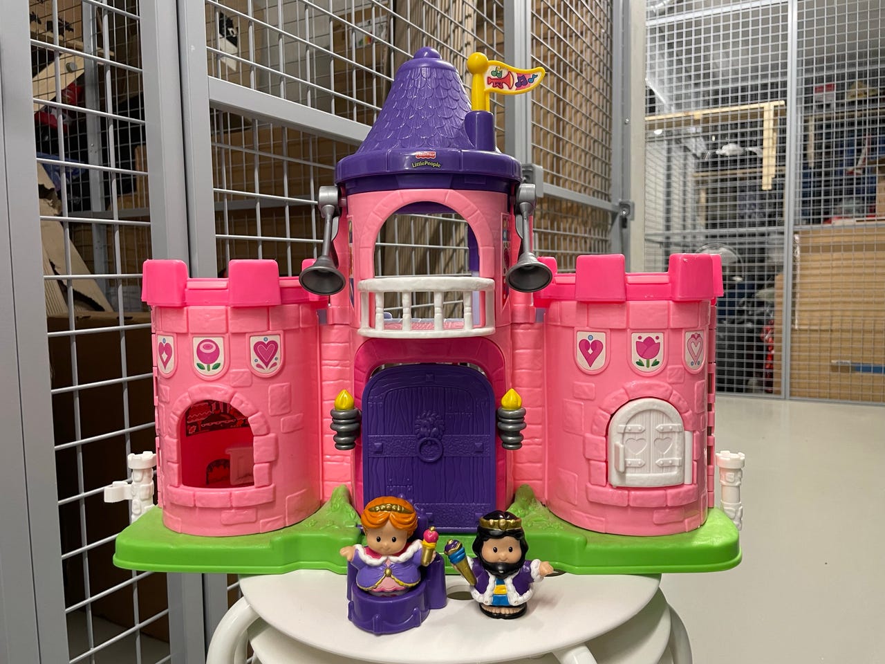 Fisher-Price Little People Lasten leikkilinna vaaleanpunainen ja ...