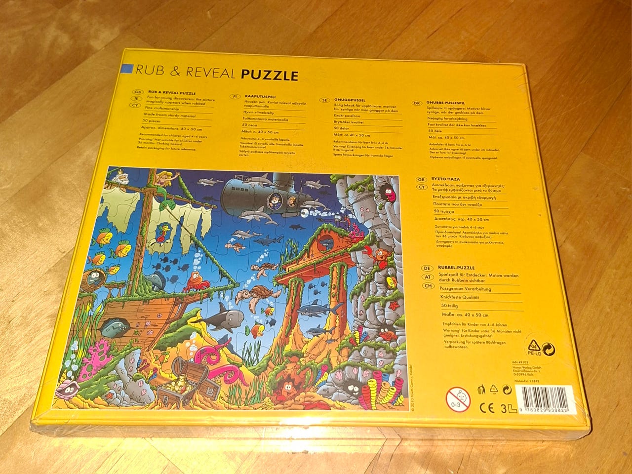 Rub&reveal puzzle palapeli 50 palaa | Tori