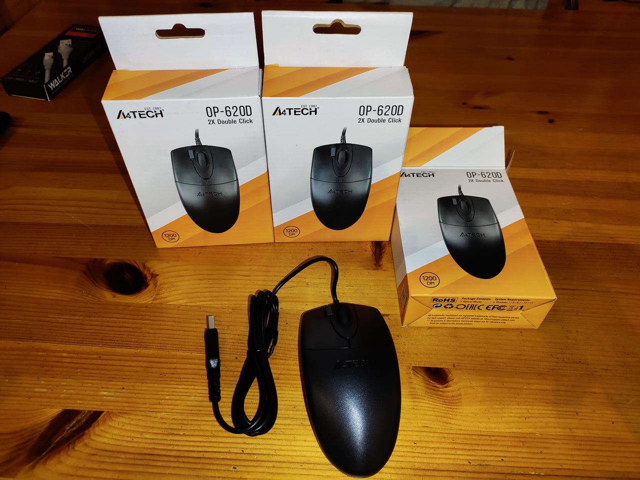 A4Tech OP-620D Langallinen USB-hiiri musta | Tori