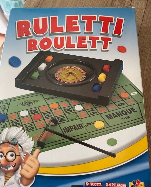Ruletti peli | Tori
