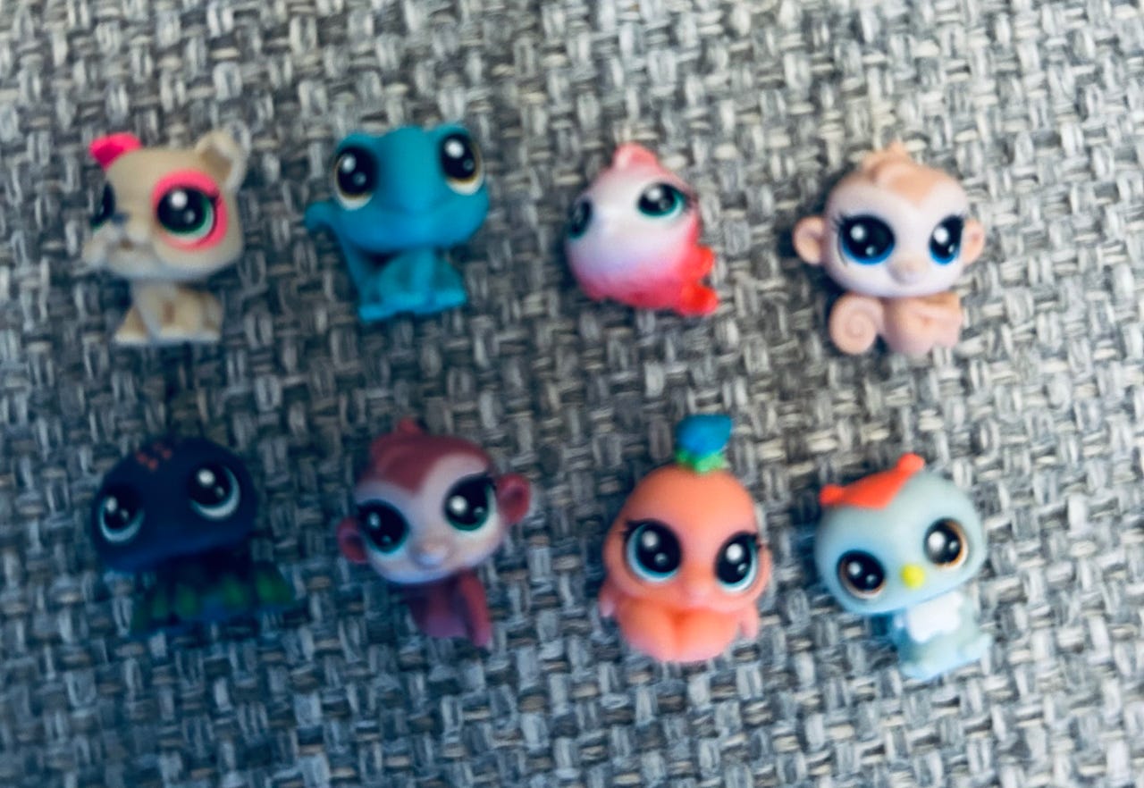 Littlest Pet Shop LPS minihahmot 8 kpl | Tori