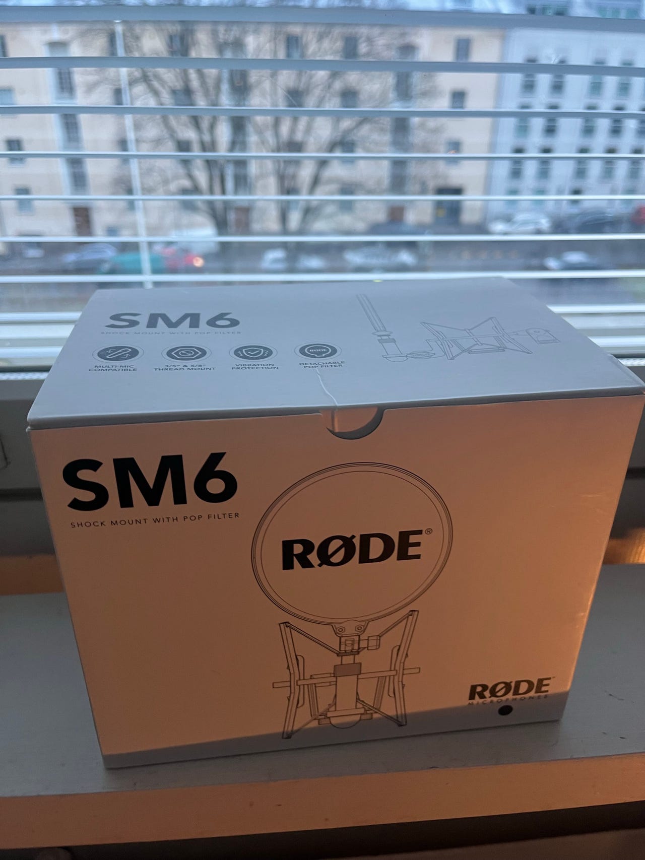 Rode SM6 Mikrofonisuoja ja pop-filtteri | Tori