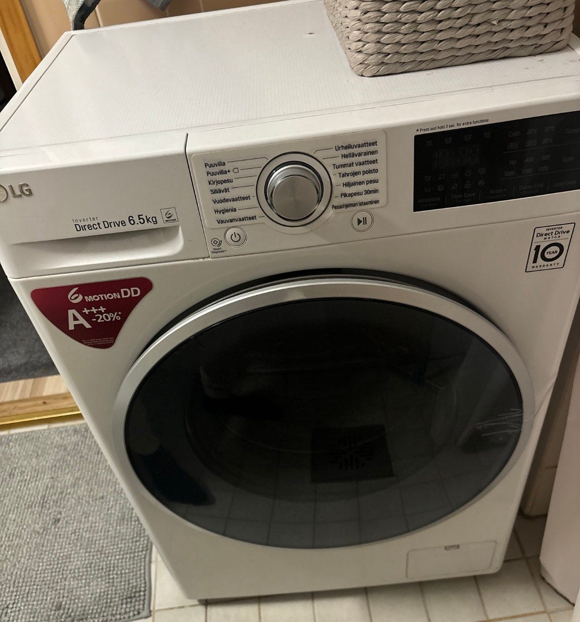 LG Direct Drive 6,5 kg pyykinpesukone | Tori