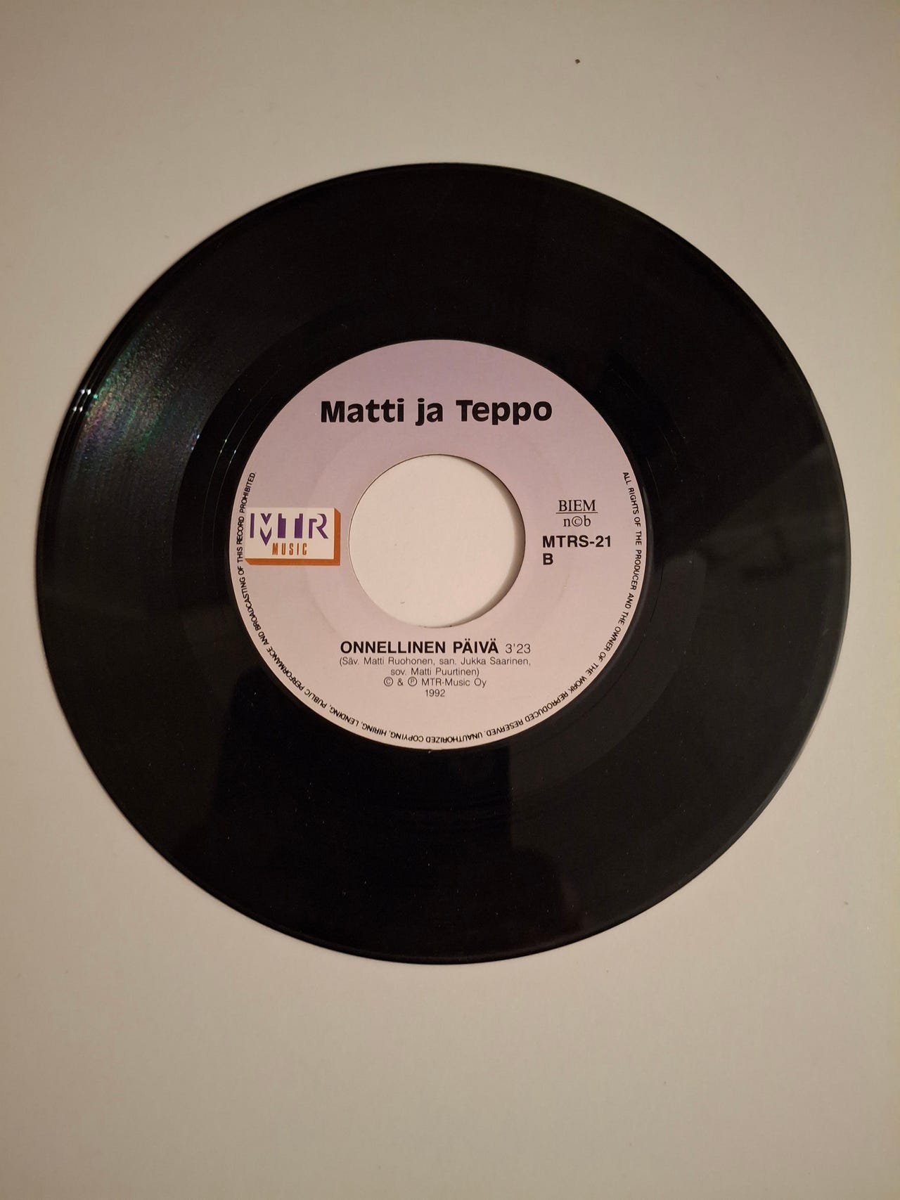 Matin ja Tepon single | Tori