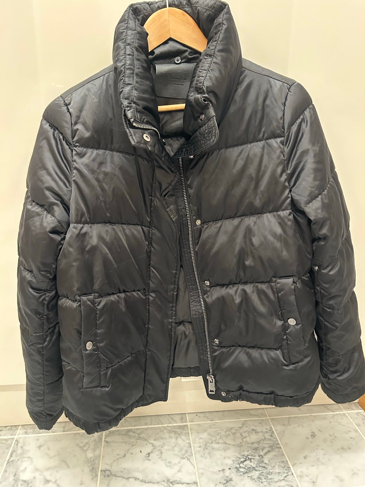 Massimo Dutti Untuva takki Musta S | Tori