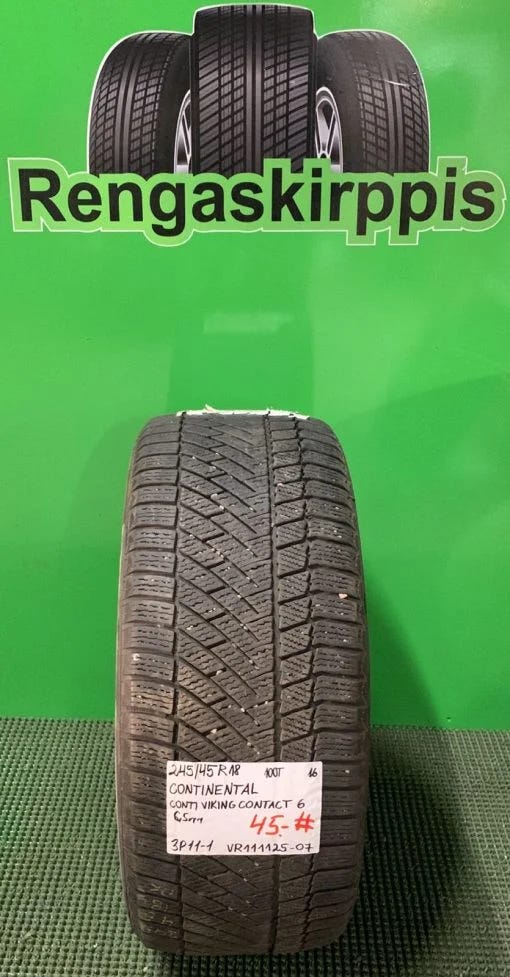 245/45R18 Continental ContiVikingContact 6 100T kitka 6,5mm DOT16 1KPL ...