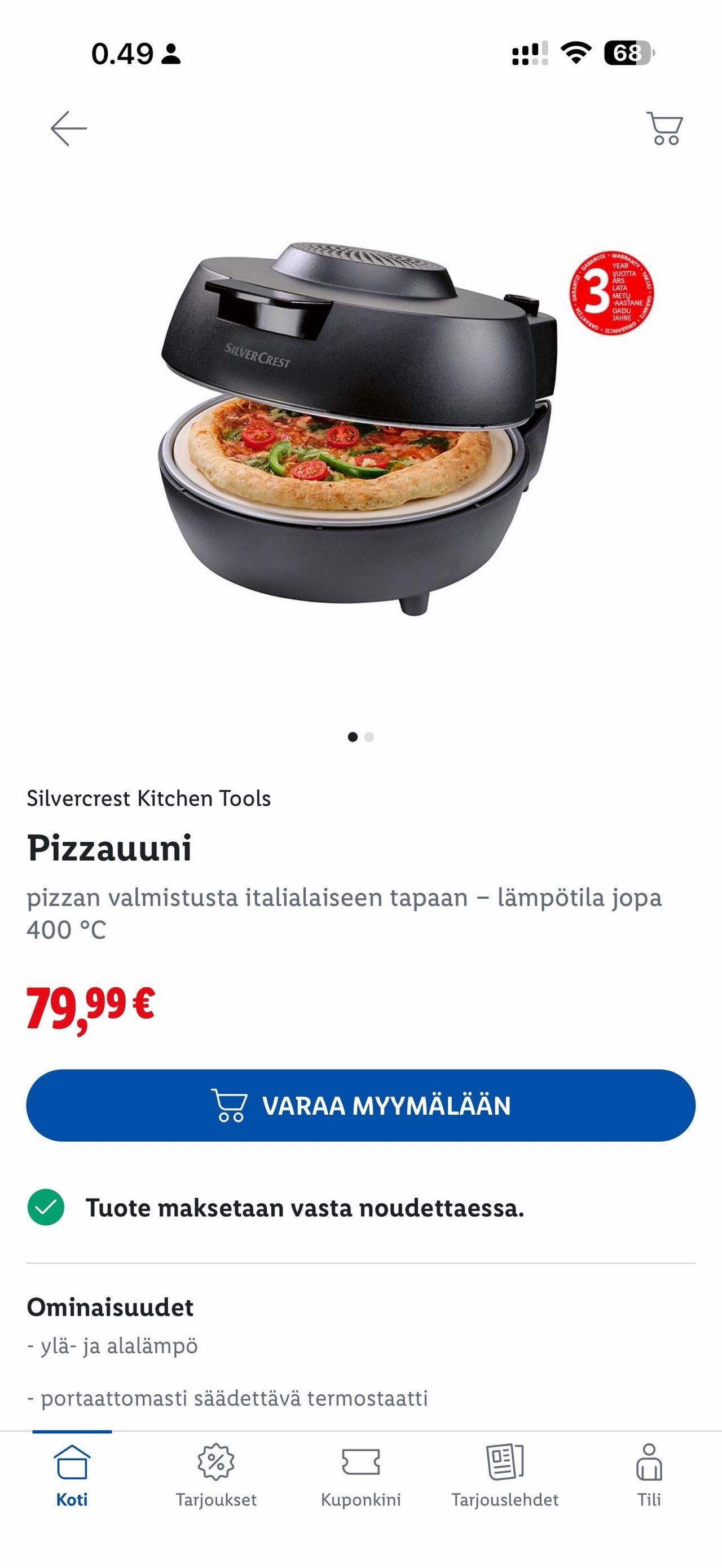 Pizzauuni | Tori