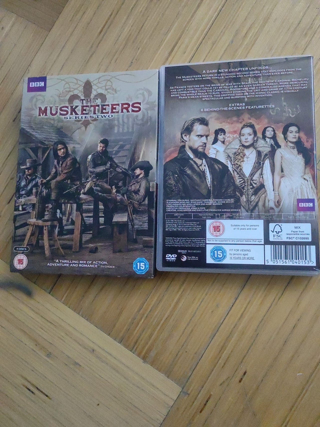 BBC Musketeers DVD-sarja series two | Tori