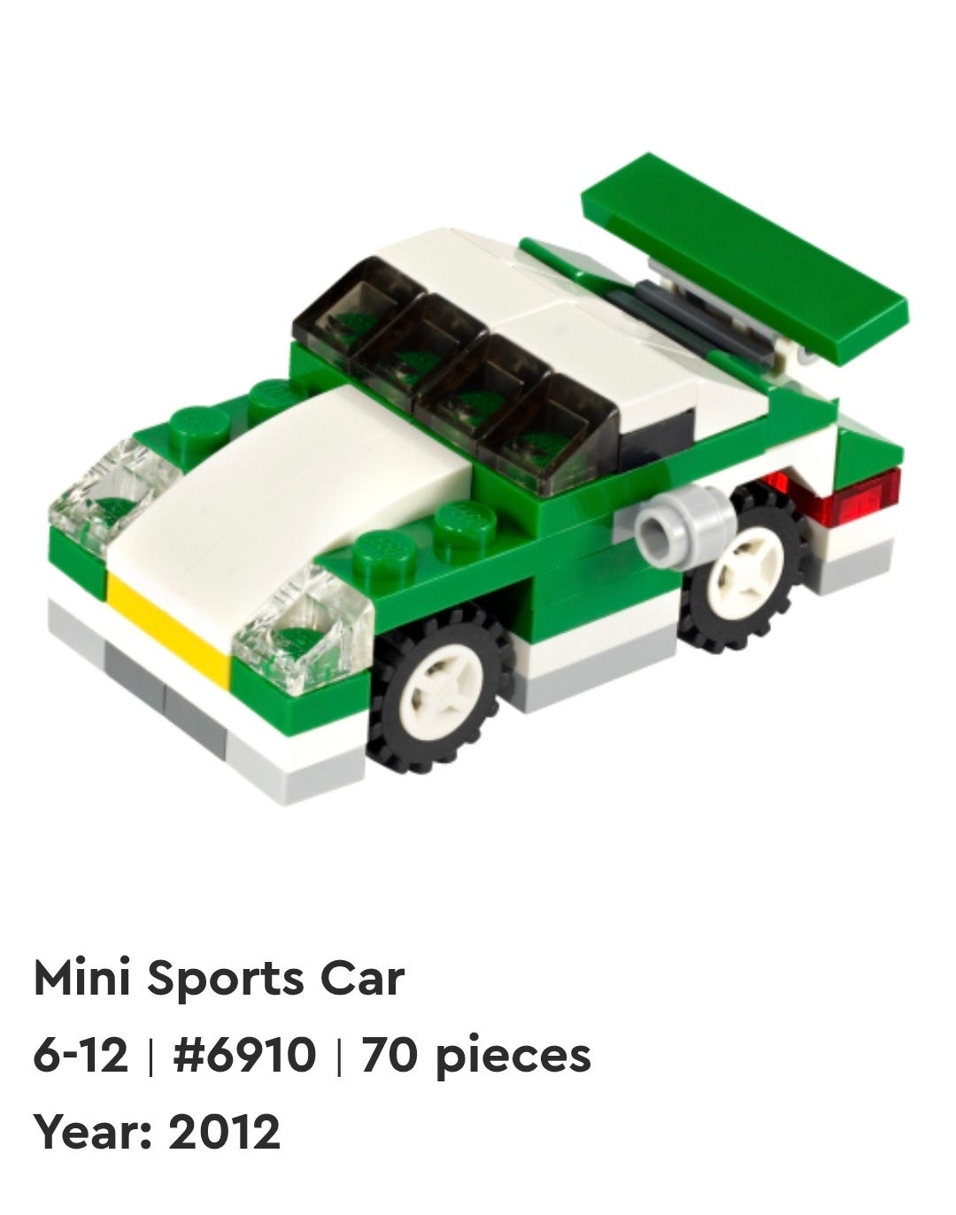 LEGO Creator mini sports car 3in1 | Tori