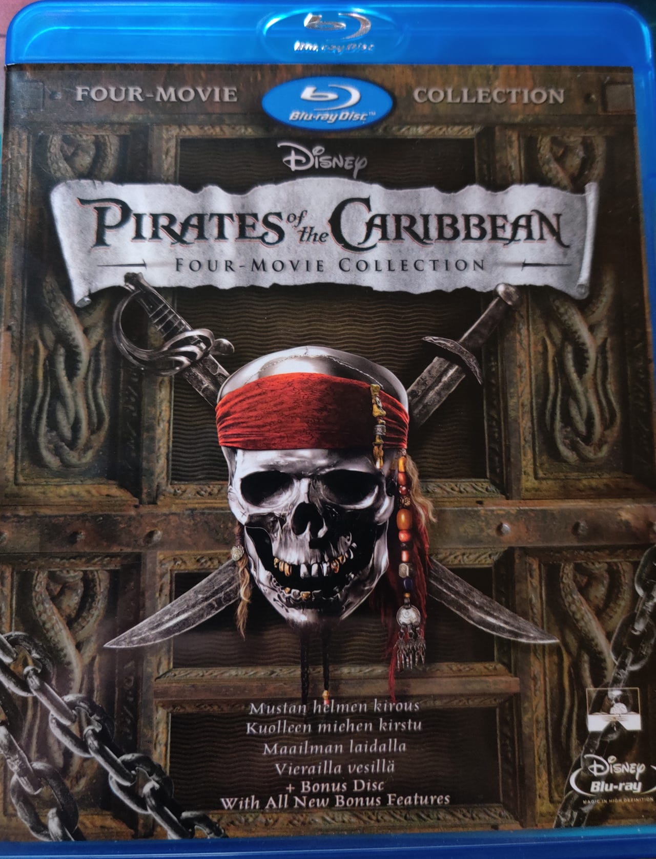 Disney Pirates of the Caribbean Four Movie Collection Blu-ray | Tori