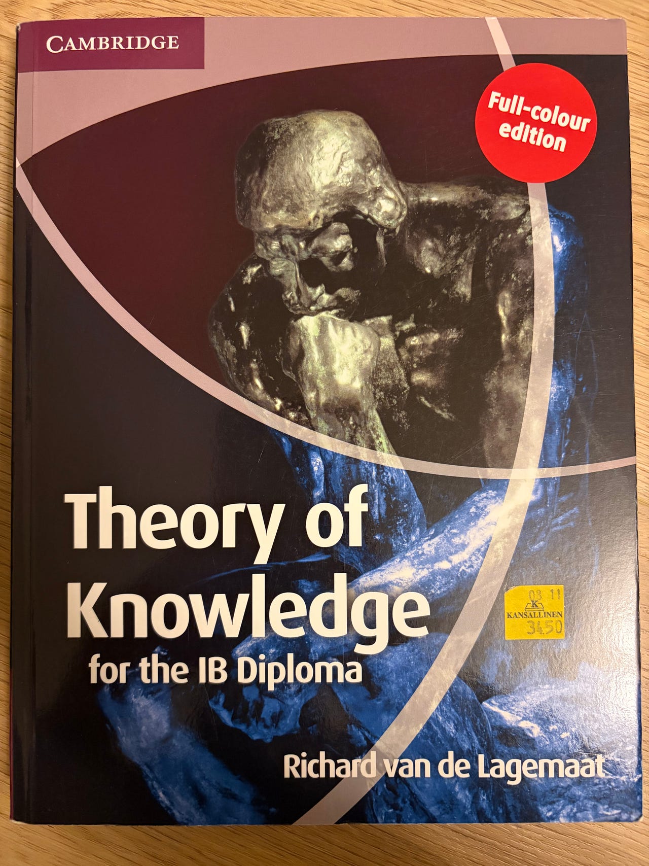 Theory of Knowledge (IB-lukion oppikirja) | Tori