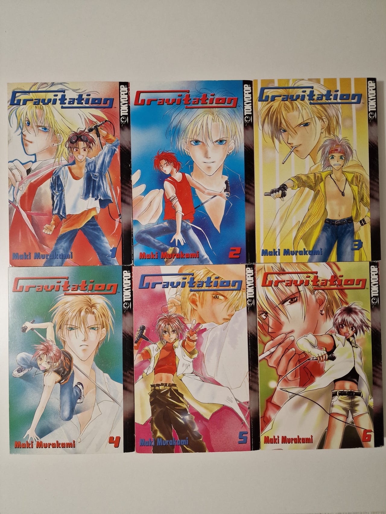 Gravitation-manga vol. 1-12 ja Gravitation EX vol. 1 | Tori