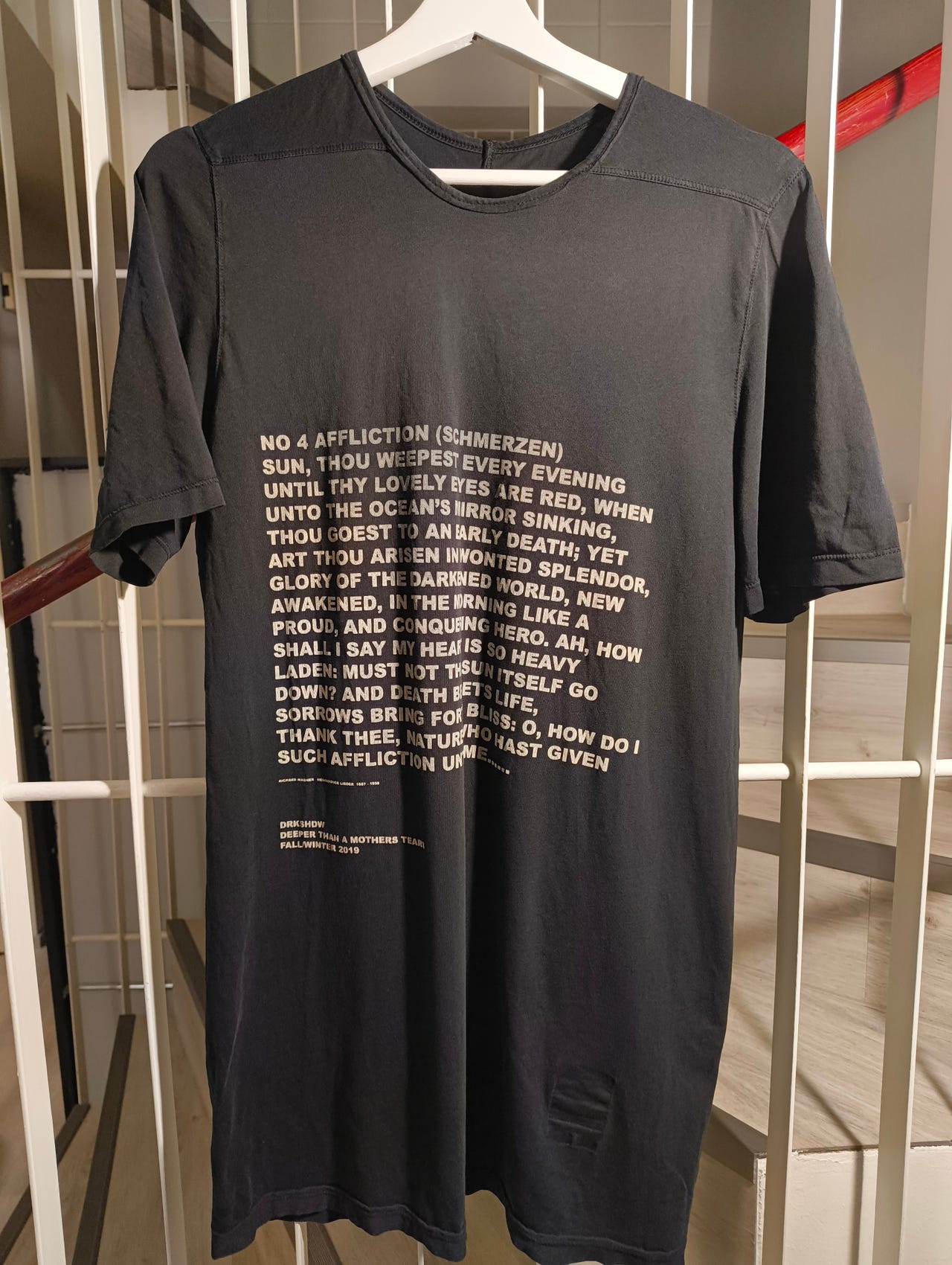 Rick Owens poem level tee | Tori
