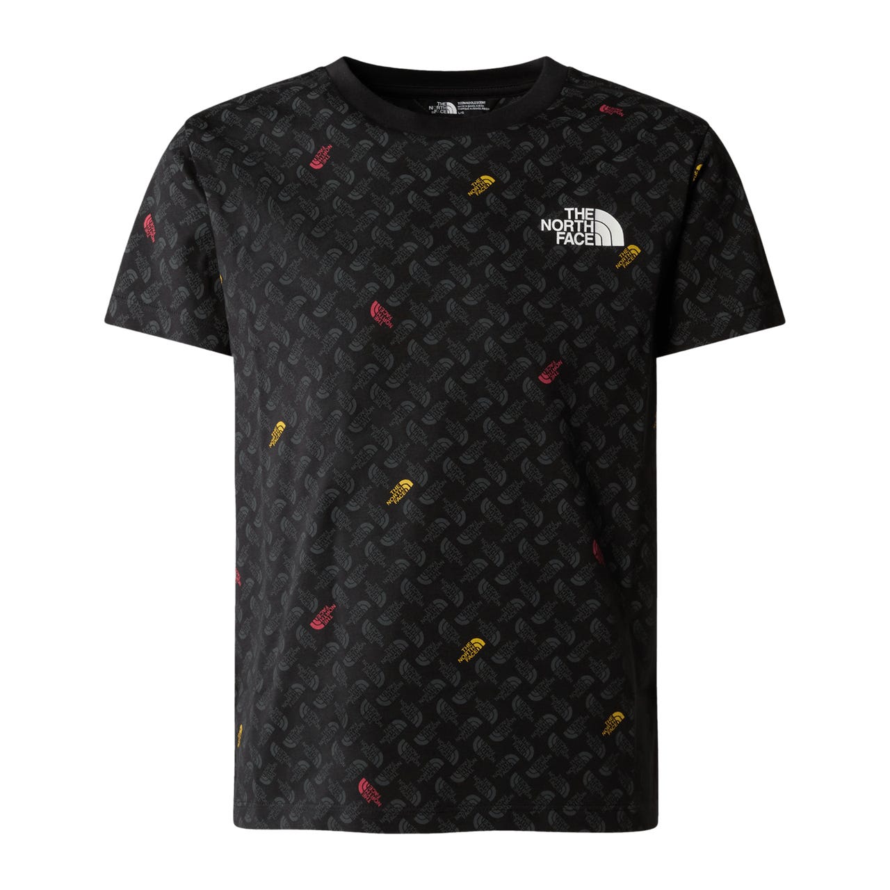 The North Face Teen S/S Simple Dome Tee Print Musta 152CM/12Y | Tori