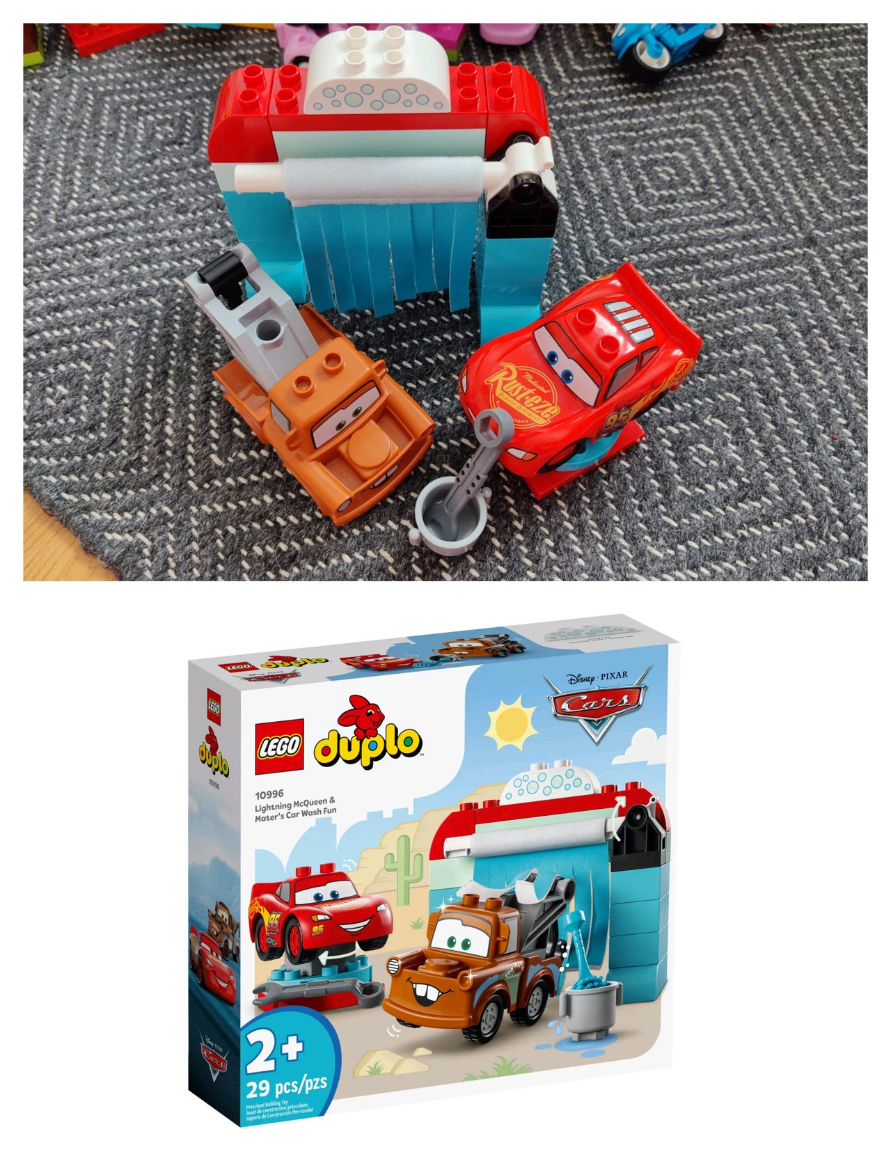 LEGO DUPLO Salama McQueenin ja Martin hauska autopesu -setti (#10996 ...