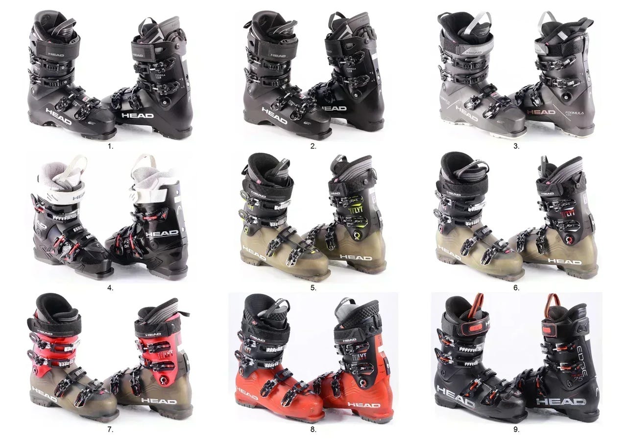 Laskettelumonot HEAD FORMULA 120 2023, X MV, FX 6.5, NEXO LYT 10, 11 ...