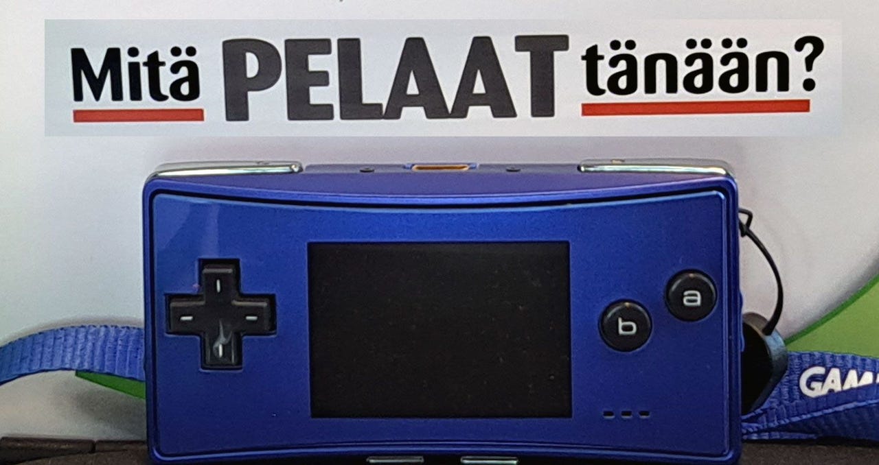 Gameboy Micro Blue (L) (ei laturia) GBA (Käytetty) | Tori