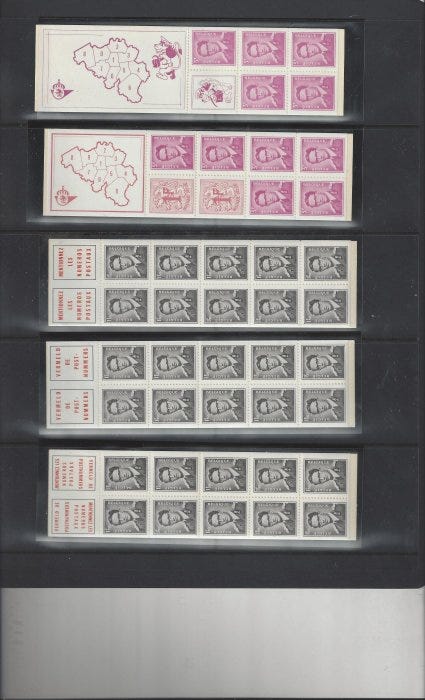 Belgia 1969/1978 - Täydellinen, yhdistelmät kirjasista ja täydelliset ...