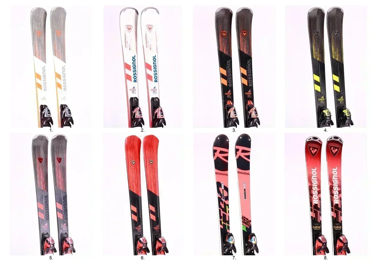 Laskettelusukset ROSSIGNOL FORZA 20 2025, 30, 40, 50, 60, 70 2024, HERO ...