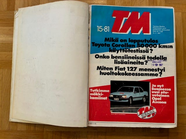 Kansio Tekniikan Maailma lehdet 1981 nrot 15-20 | Tori