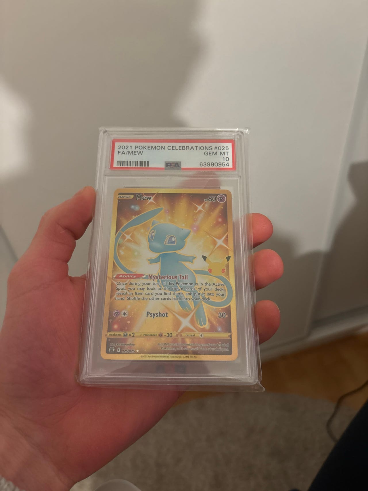 Pokemon Mew Shiny Holo Rare Collector's Card | Tori