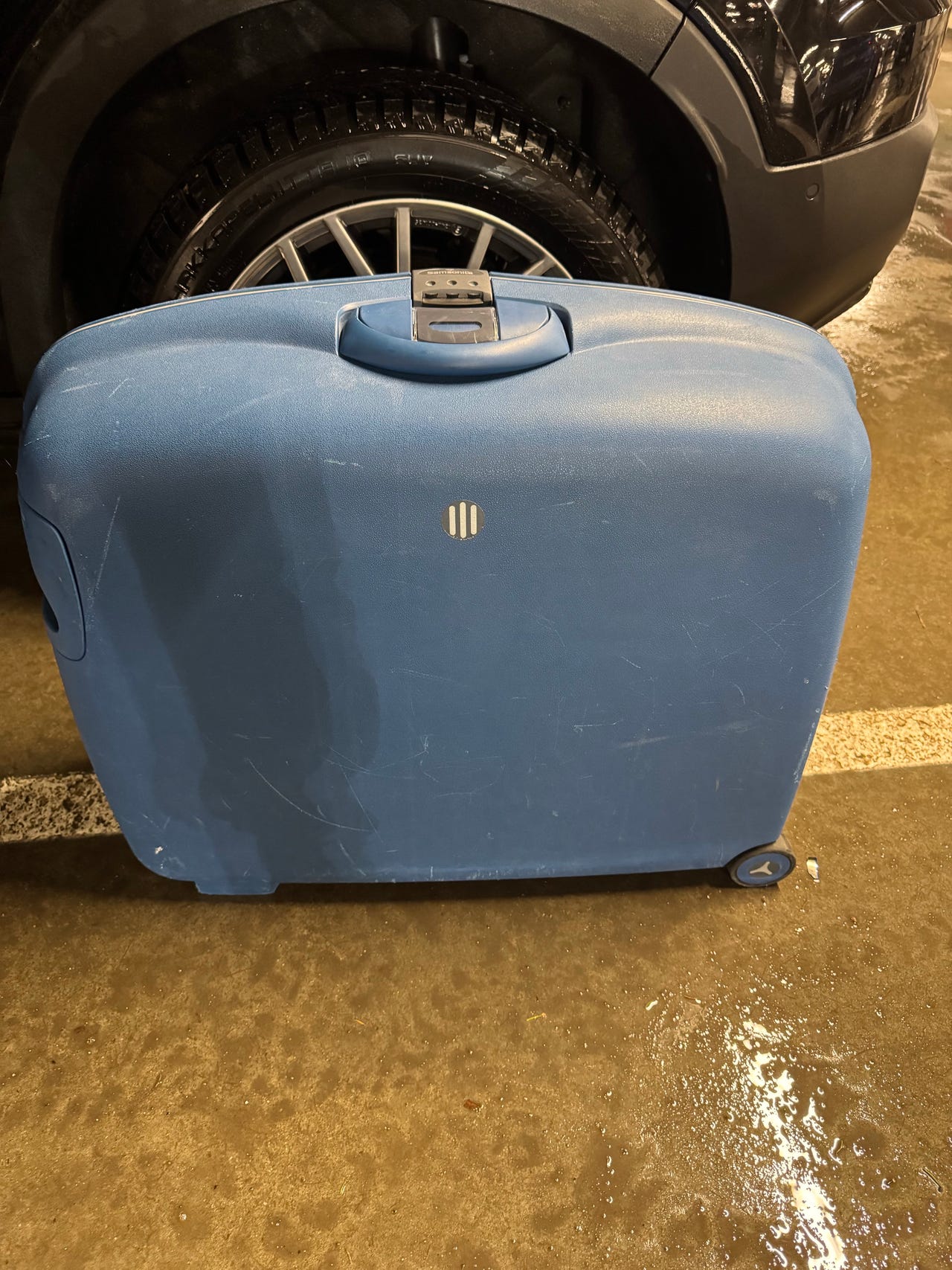 Samsonite matkalaukku sininen muovi unisex | Tori