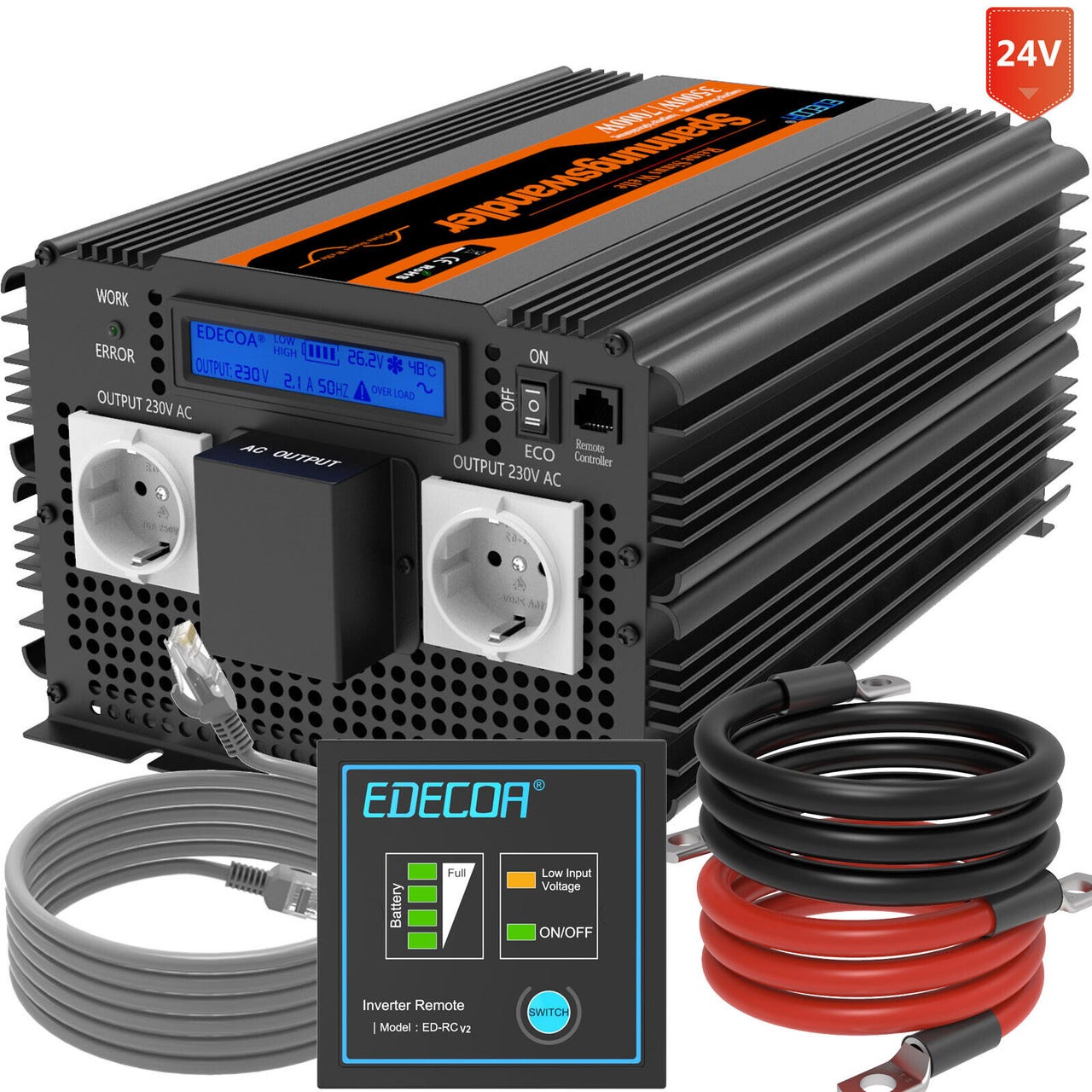 Invertteri 3500W-7000W 24V/230V | Tori