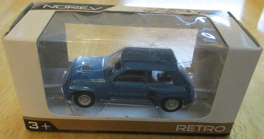 Renault R5 Turbo Hatchback 3 door Blue 1980 Norev Retro 1:60 hieno ...
