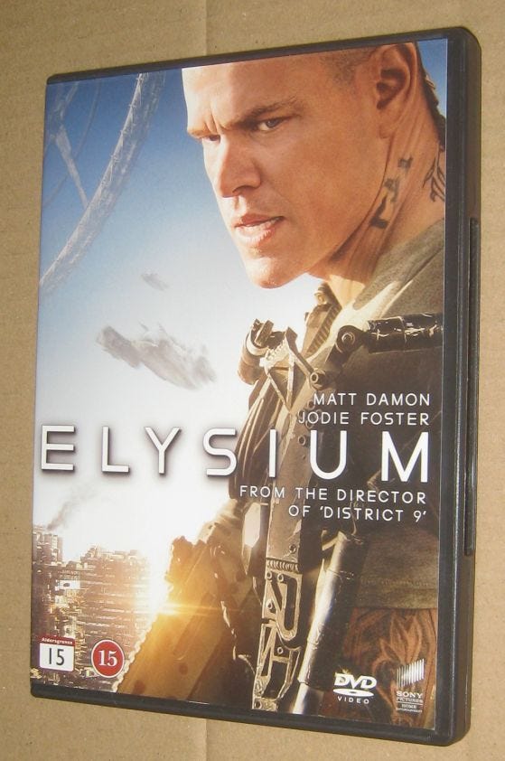 Elysium, Æon Flux, Splice, I robot, Terminator pelastus, Aliens ...