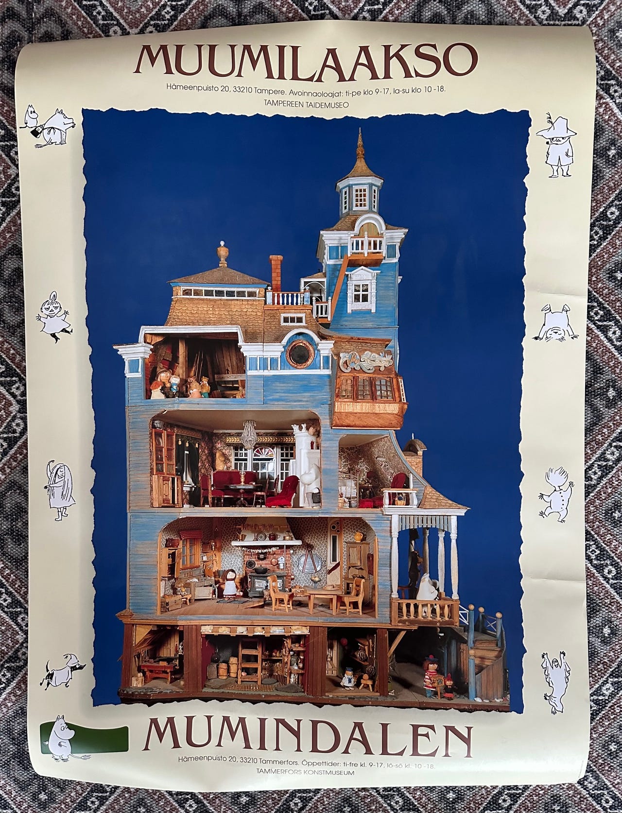 Sisustusjuliste MUUMILAAKSO, koko 50 x 70 | Tori