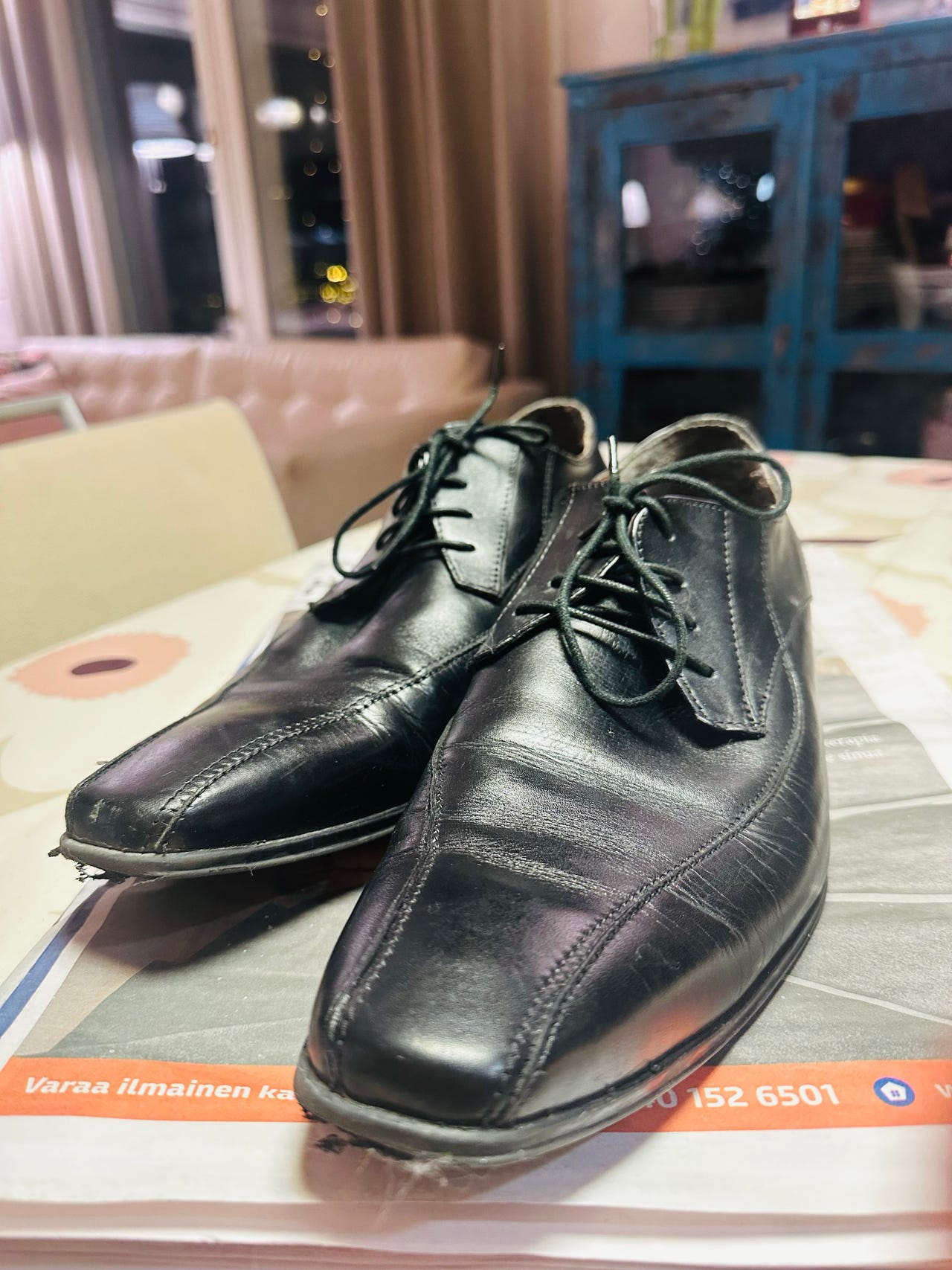 Nahkakengät arkibisnesmeininkiin! Koko 46 | Tori