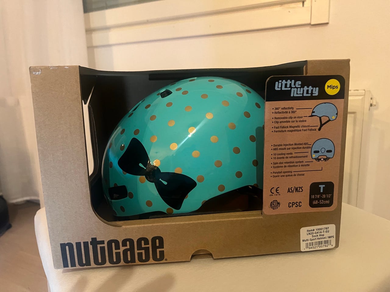 Nutcase Little Nutty Lastenpyöräilykypärä 48-52 cm turkoosi | Tori