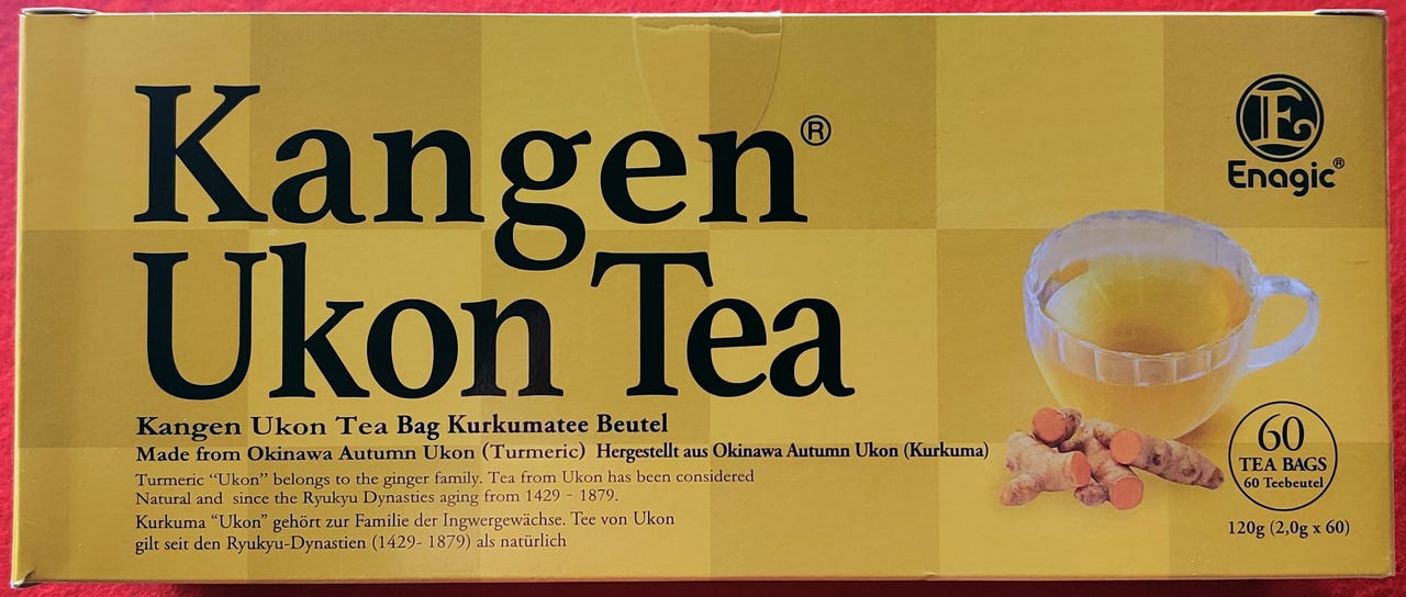 Kangen Ukon Tea Kurkuma tee 120 g 60 x 2,0 g pusseja | Tori