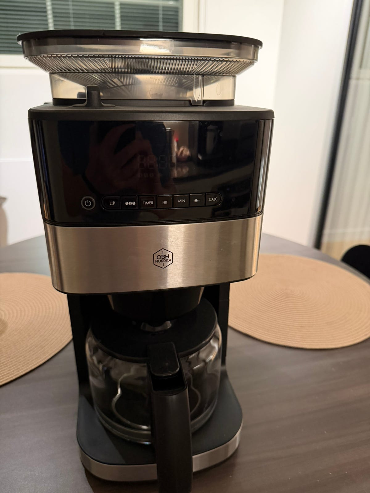 OBH Nordica Grind Aroma -kahvinkeitin, musta | Tori