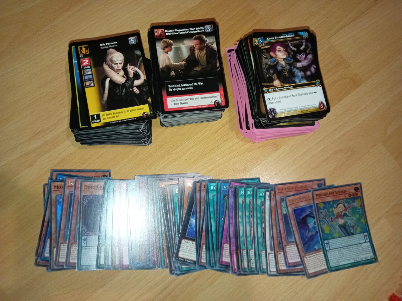 Yugi-oh, World of warcraft ja young jedi kortit | Tori