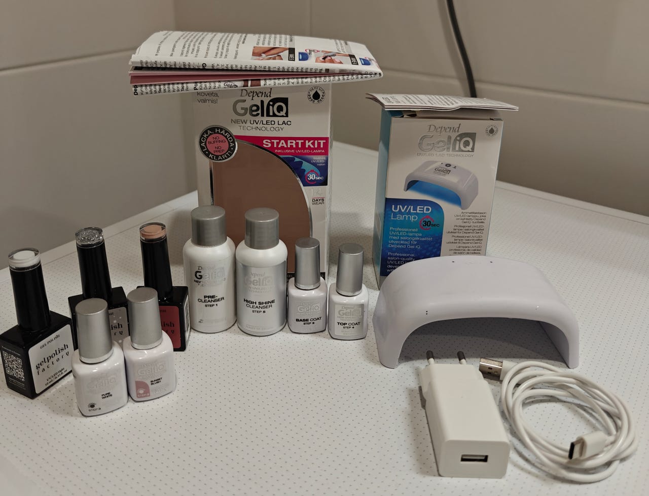 Depend start kit uv/led lamppu ja geelilakat | Tori