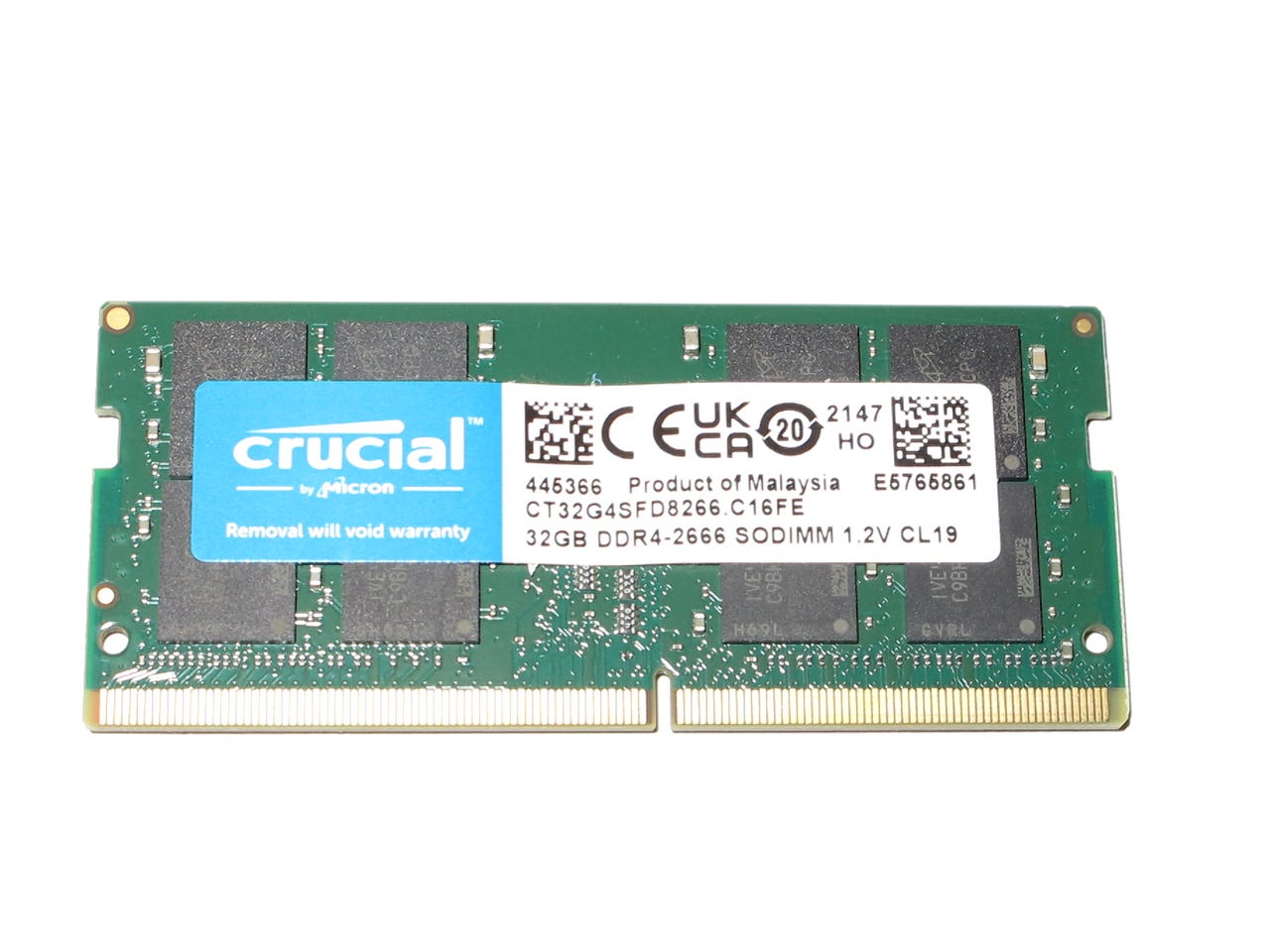 32 GB Crucial DDR4 2666 SODIMM RAM-muistit | Tori