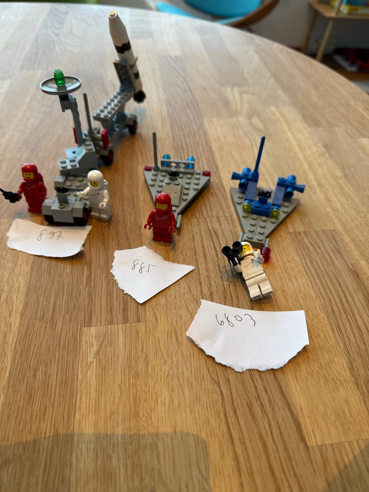 Lego 897, 885 ja 6803 Classic space vintage avaruus | Tori