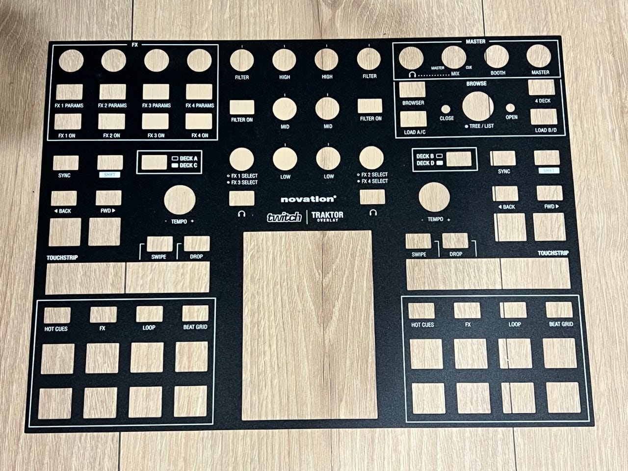 Novation Twitch Traktor overlay | Tori