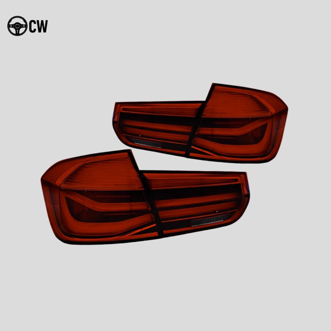 BMW F30 LCI-look LED-takavalot (punaiset) | Tori