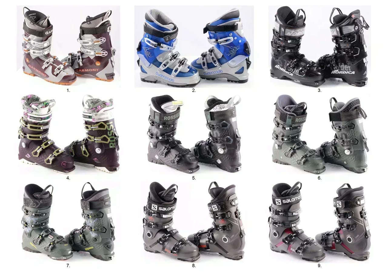 Touring laskettelumonot K2 MINARET 100, LOWA STRUKTURA LADY, NORDICA ...